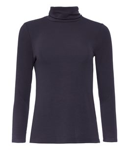 Milla Blue modal turtleneck top