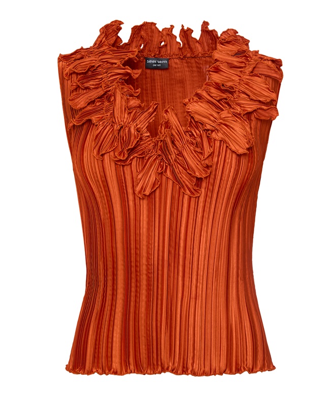 Daphne Valente Greek Blue Aurelia top | aesthet.com