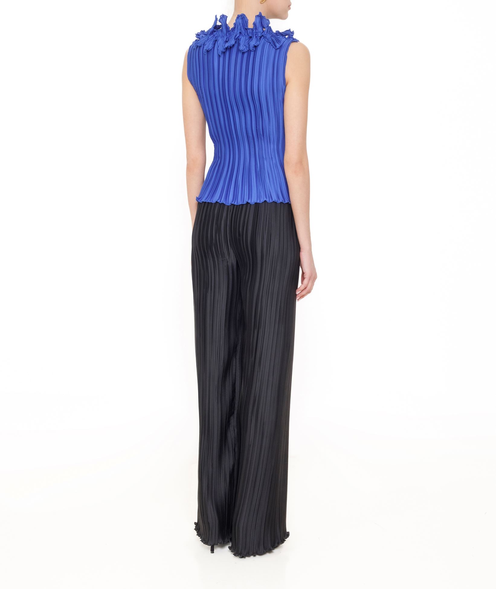 Daphne Valente Greek Blue Aurelia top | aesthet.com